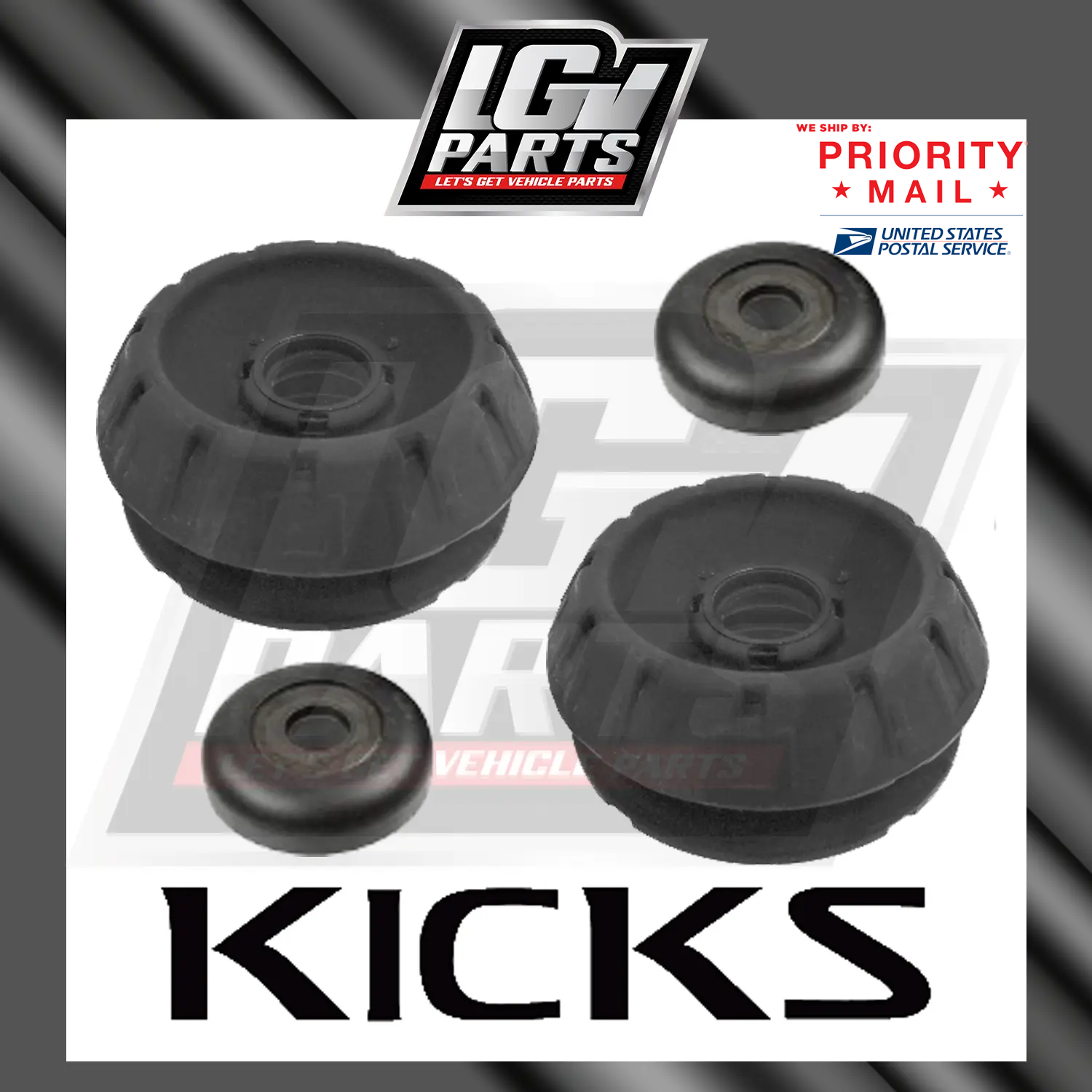 NEW FRONT STRUT MOUNT KIT SET FOR 2017-2023 NISSAN KICKS | eBay