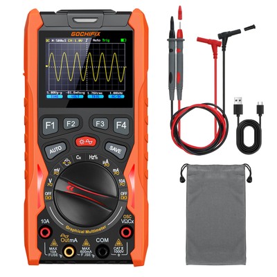 3in1 Oscilloscope Digital Scope Multimeter Handheld 12MHz Bandwidth ...