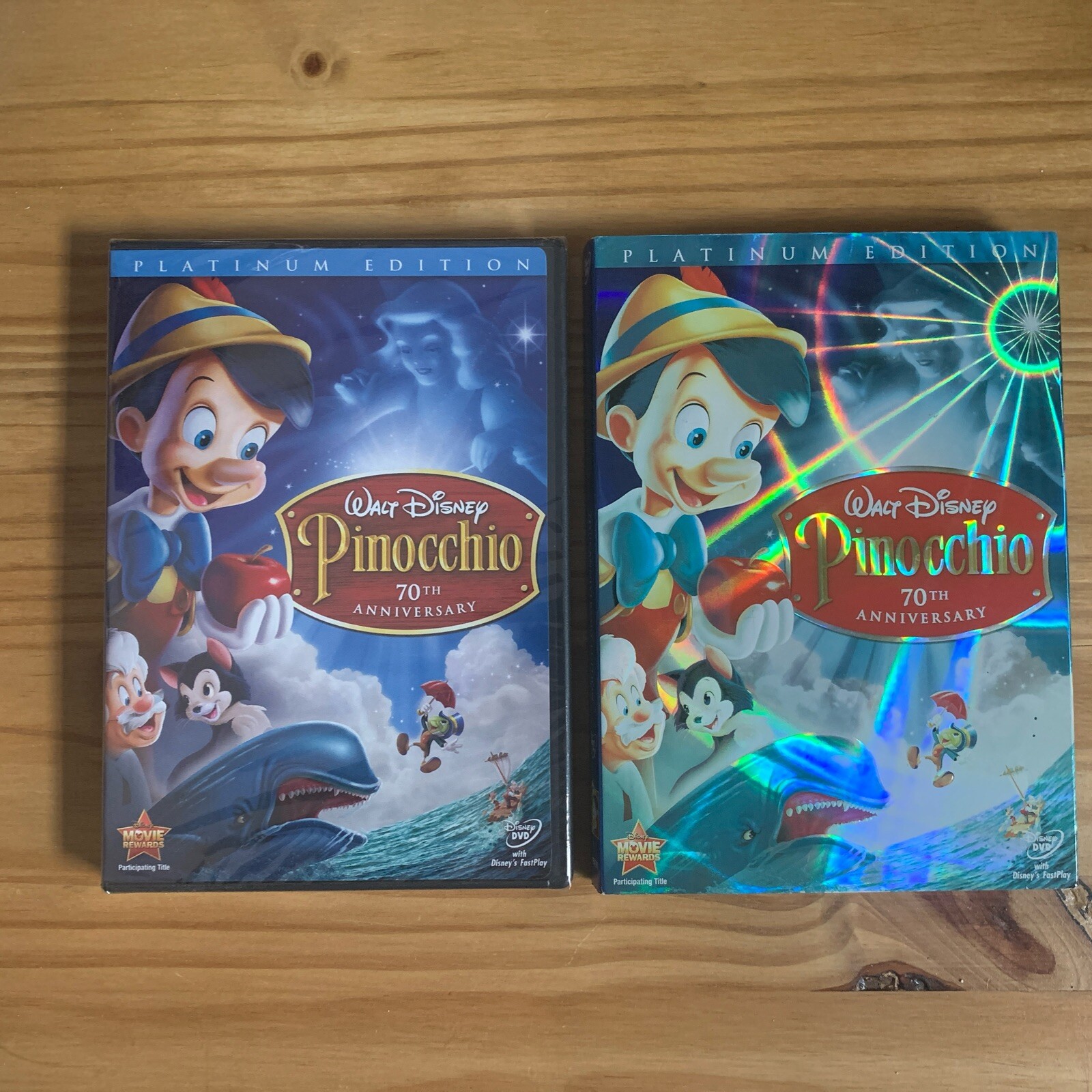 Pinocchio (DVD, 2009, 2-Disc Set, 70th Anniversary Platinum Edition ...