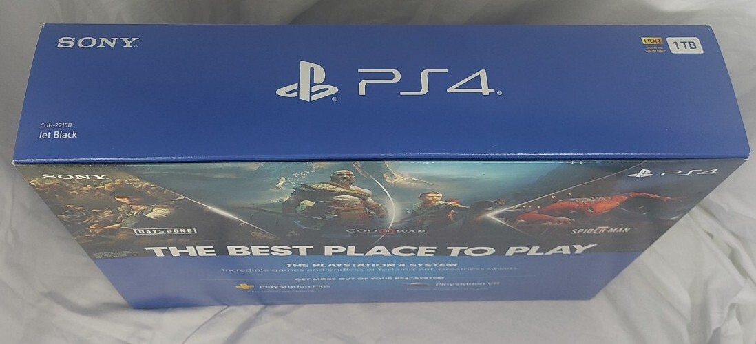 Sony PlayStation 4 Slim 1TB Console - Jet Black for sale online | eBay