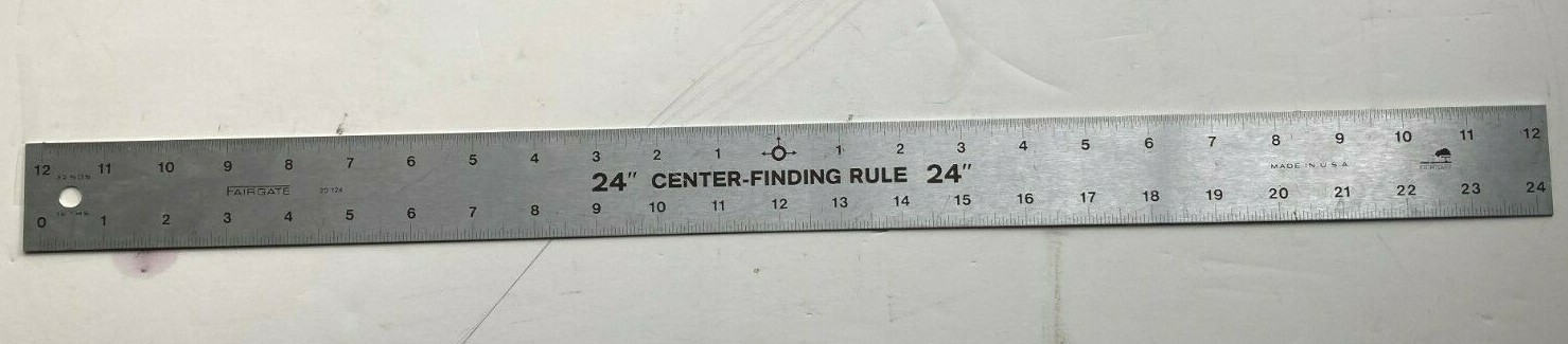 Aluminum 24" Center Finding Ruler | eBay