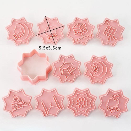Am liorez votre patisserie avec 10 pi ces de coupe-biscuits uniques Eid ...