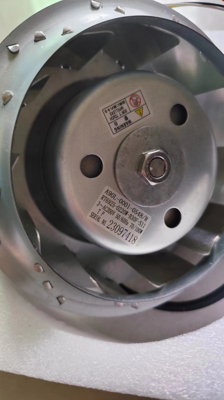 1 pcs NMB Fan A90L-0001-0548/R RT6925-0220W-B30F-S11 AC 200V 70/100W 4 ...