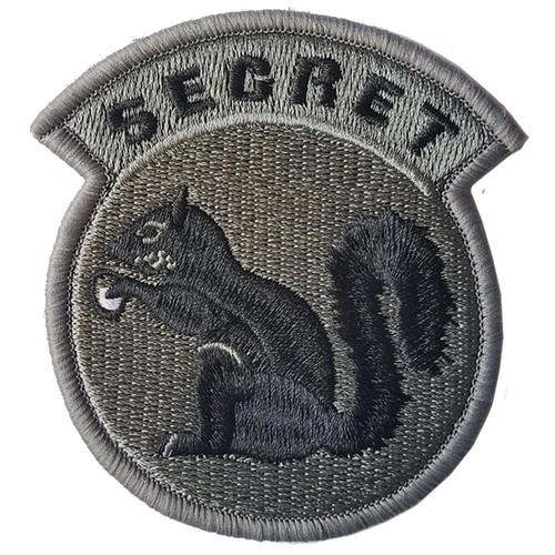 SECRET SQUIRREL TACTICAL U.S. ARMY BADGE EMBROIDERY HOOK & LOOP PATCH Gray | eBay