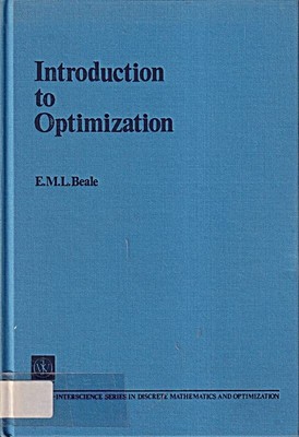 Introduction to Optimization de E.M.L. Beale et L. Mackley | eBay
