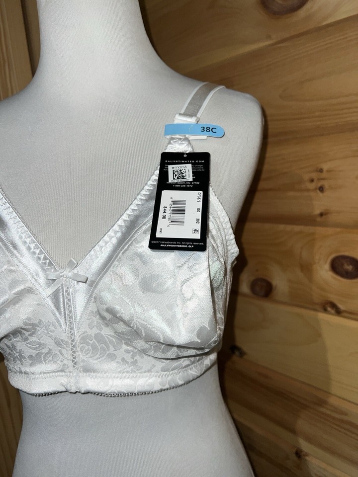 Bali Classic Support Bra 38C Cool Comfort Fabric NWT White | eBay