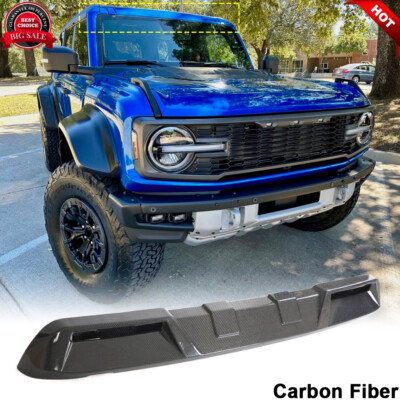 For Ford BRONCO 2021-2023 Carbon Fiber Front Roof Spoiler Top Window ...