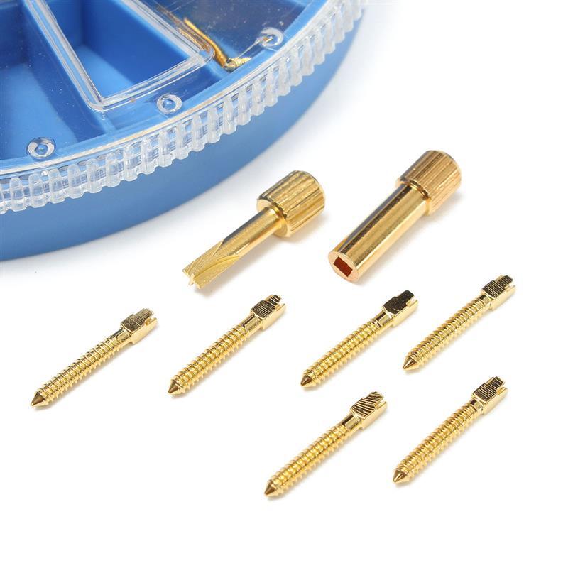 120xDental Endodontic Conical Screw Post Endo Root Canal Pins Gold ...