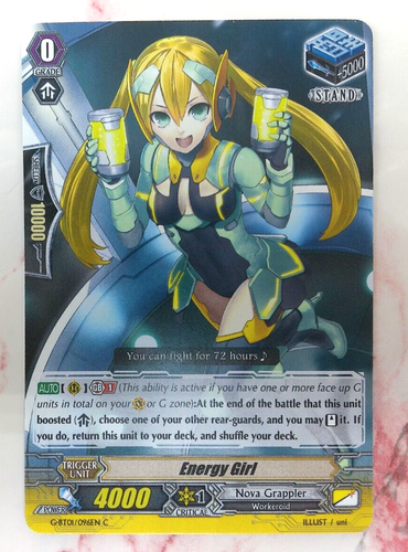 Cardfight!! Vanguard TCG Energy Girl G-BT01/096EN C - NM | eBay