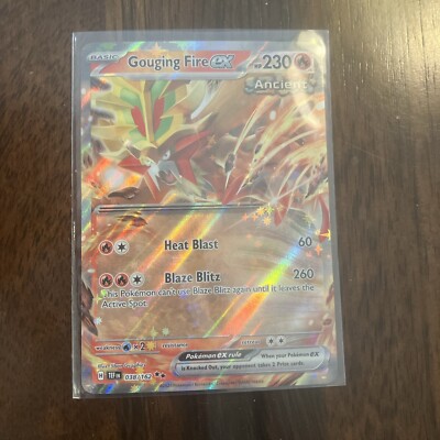 Gouging Fire ex - 038/162 Temporal Forces Double Rare Pokemon - NM/MINT ...