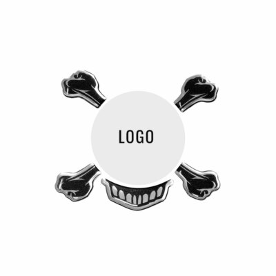 Sticker Decorative Logo Fun Skull | eBay