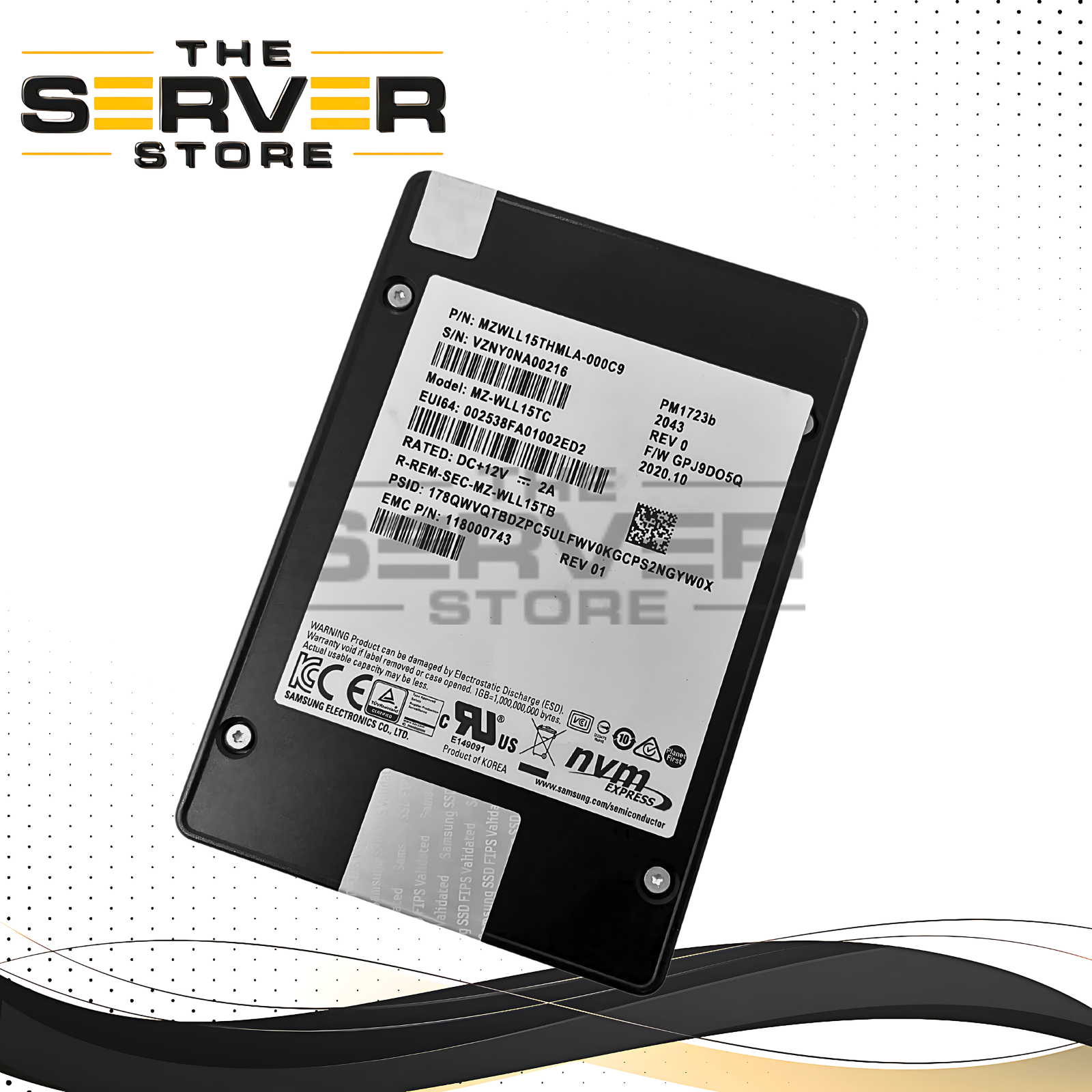 EMC/SAMSUNG PM1723b 15.36TB NVME PCIe U.2 SSD Grade A | eBay