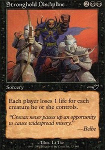 MTG magic cards 2x Stronghold Discipline Nemesis Light Play, English | eBay