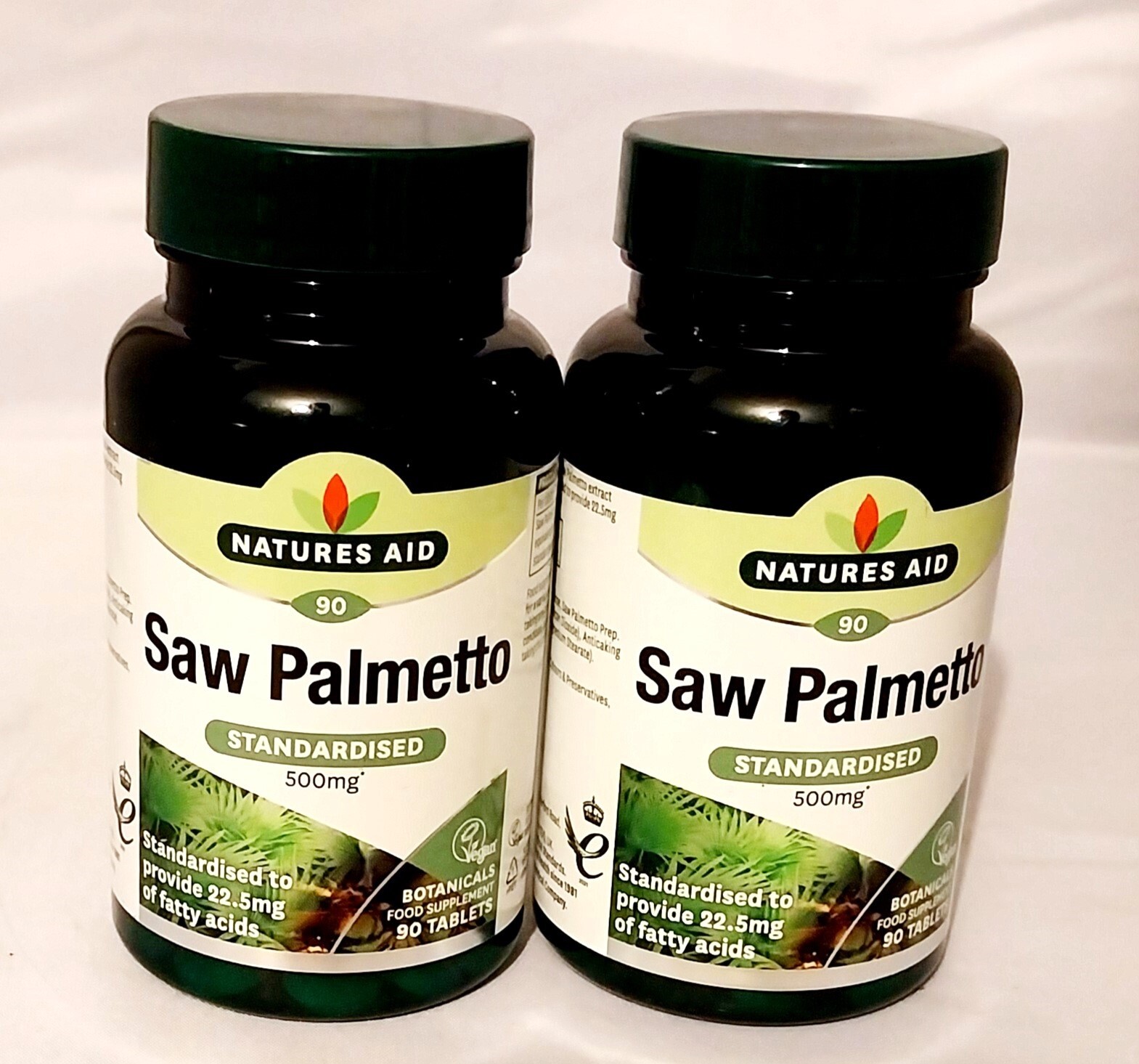 2 X Nature's Aid Saw Palmetto 90 Tablets (180 Tablets) BBE 11/25 | eBay UK