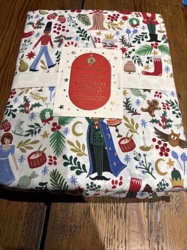 POTTERY BARN KIDS NUTCRACKER TWIN SHEET SET CHRISTMAS HOLIDAY RIFLE PAPER CO NEW | eBay