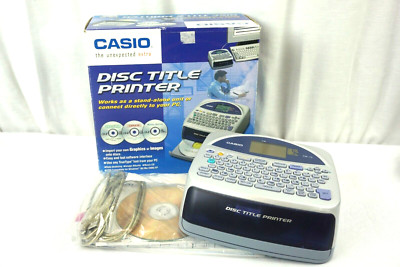 Casio Disc Title Printer CW-75 Qwerty Keyboard 79767163815 | eBay