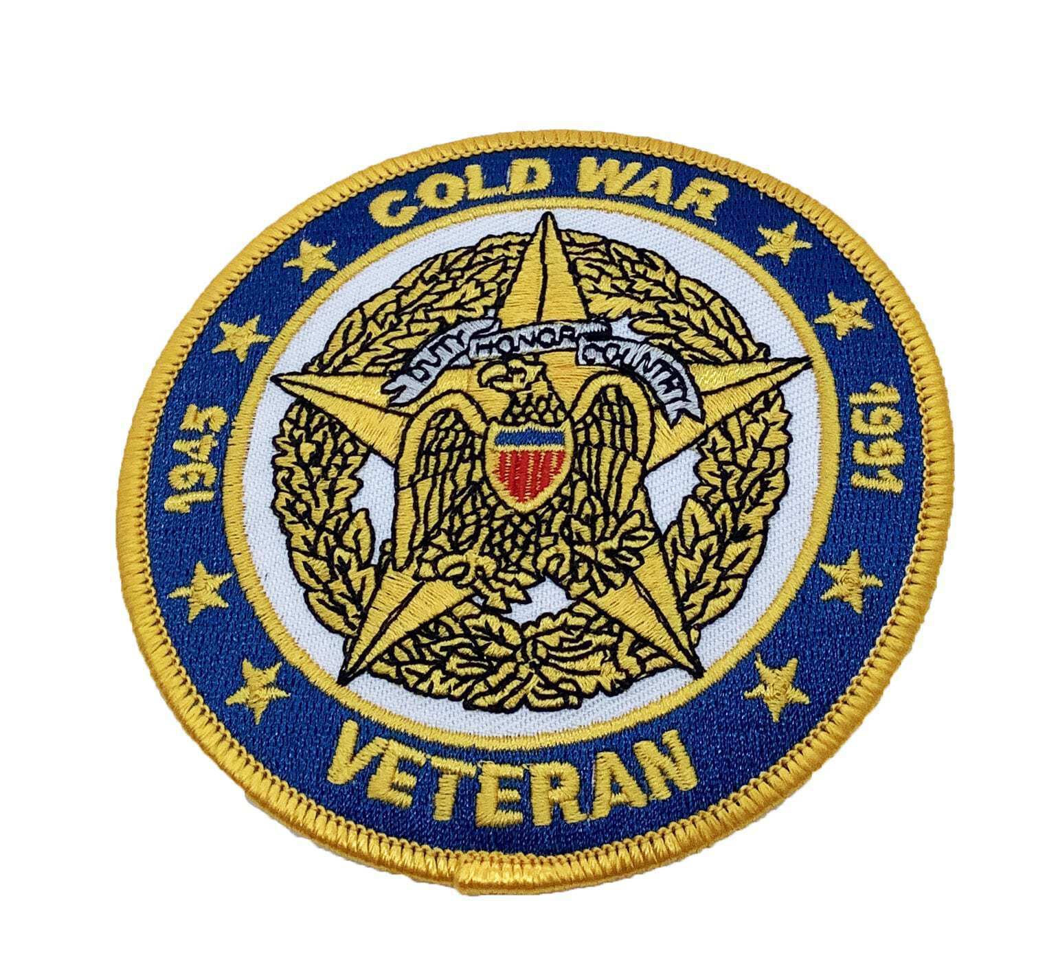 Cold War Veteran Patch – Plastic Backing | eBay