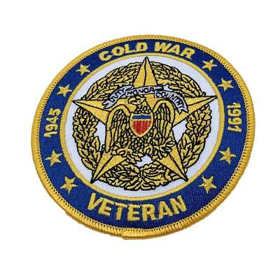 Cold War Veteran Patch – Plastic Backing | eBay