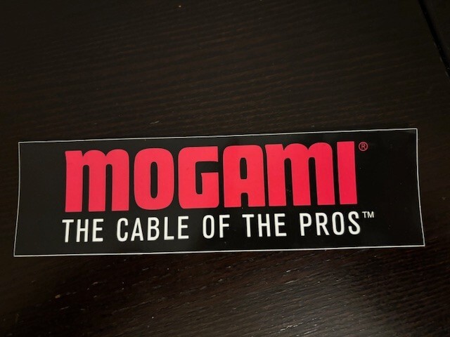 Mogami CABLE OF THE PRO'S 7X2 STICKER | eBay