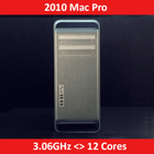 2010 Mac Pro | 3.06 Ghz 12 Core | 64GB RAM | 1TB SSD + 1TB HDD | ATI ...
