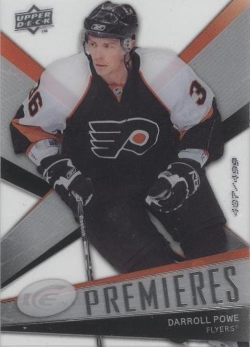 2008-09 Upper Deck Ice - Ice Premieres Level 2 Darroll Powe #147 /499 ...