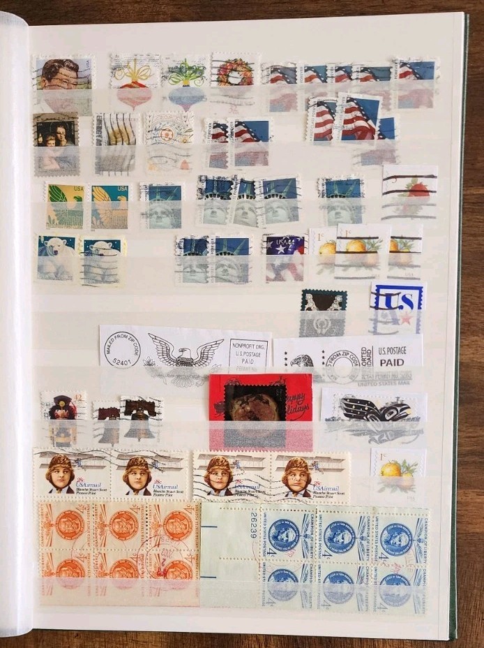 Showgard Supersafe Stamp Album with Stamps and Inserts for Protection ...