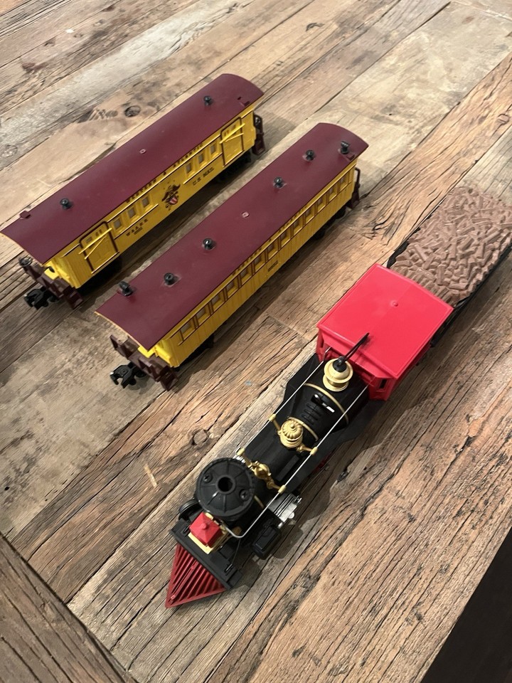 LIONEL 8701 W&ARR The General Set Trains O27 (Set of 4, missing horse ...