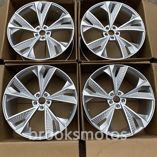 21" RS7 SILVER STYLE WHEELS RIMS FITS AUDI A5 S5 Q5 SQ5 A7 S7 RS7 A8 ...