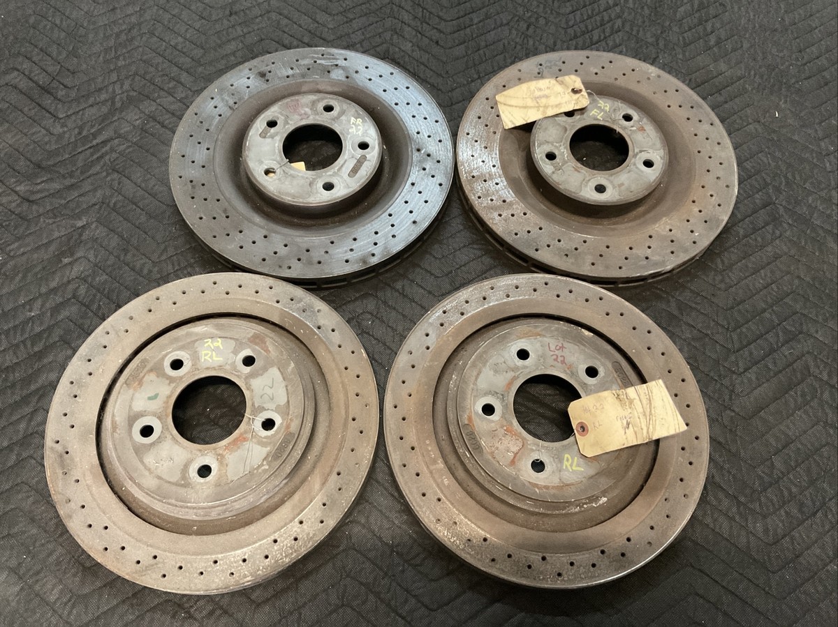 Corvette Brake Rotors GM OEM 2015 19 C7 Corvette Z06 Rear 2 Piece