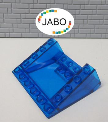 (H15/44) Lego 1x 4228 Schägstein 33° trans blau 5 x 6 x 2 6929 6927 ...