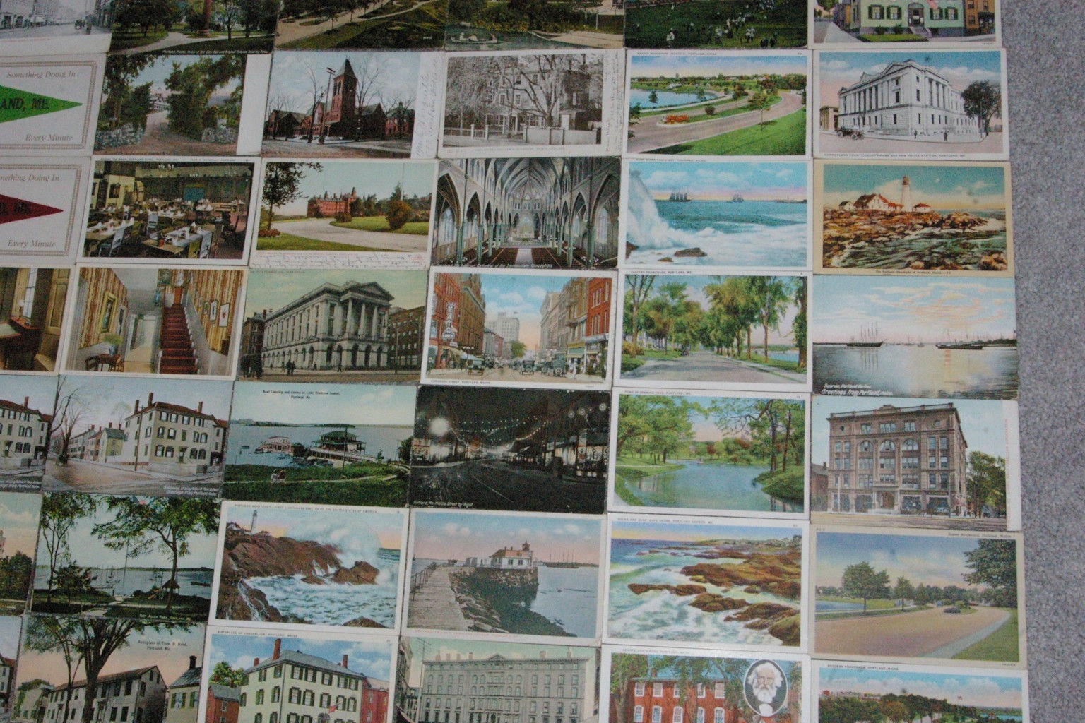 114 Portland Maine Postcards 89 1906-1930 25 Linen Great Lot! | eBay
