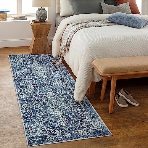 Vintage Kitchen Runner Rug2x5 Bathroom Runner Rug Washable Hallway ...