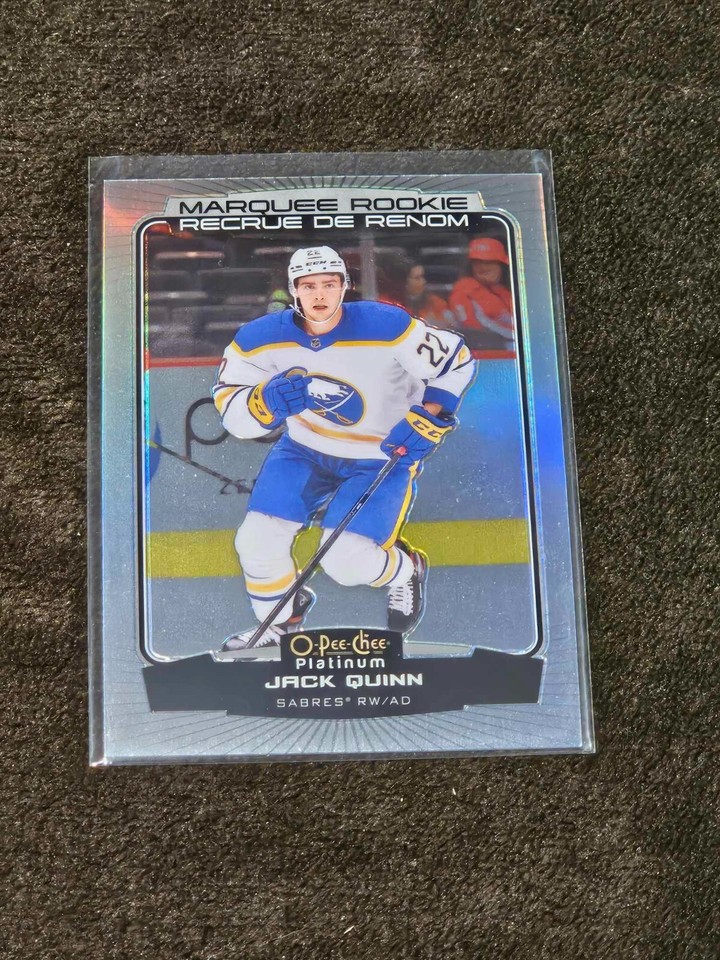 Jack Quinn 2022-23 O-Pee-Chee Platinum Marquee Rookie Rainbow Parallel ...