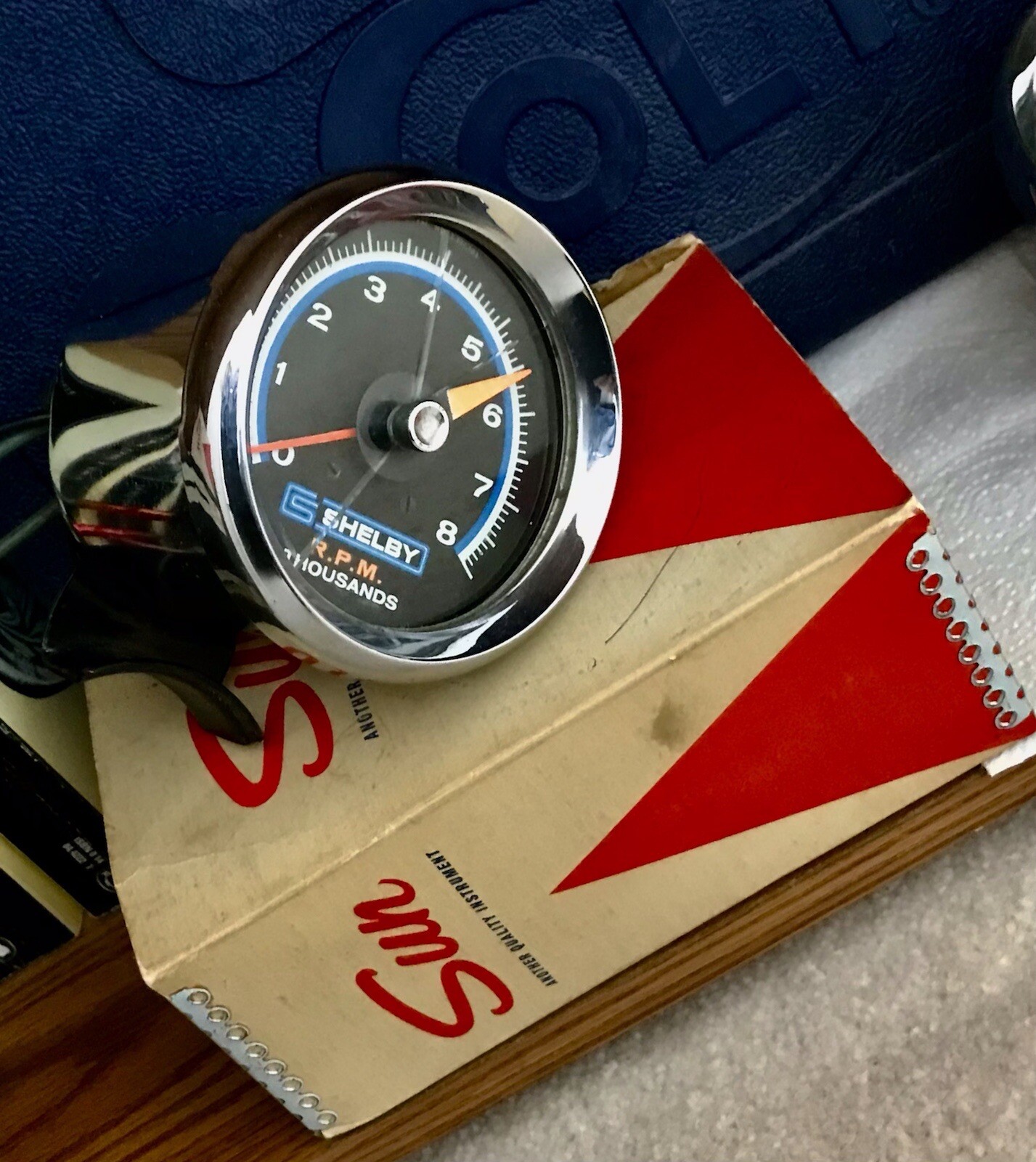 NOS Sun SST-9 tachometer! Rare 1965 Sun Super Tach 1st year Needle ...