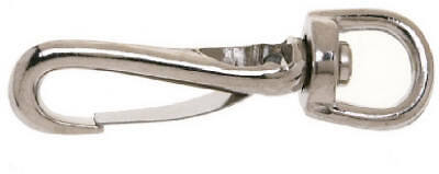 3/8-In. Stainless Steel Round Eye Spring Snap - Pack of 10 | eBay