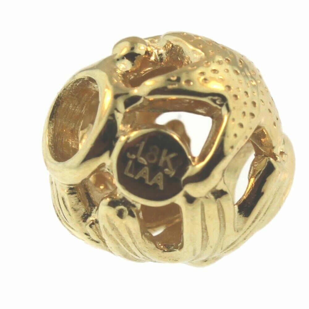 Authentic Trollbead 18K Gold 21314 Ocean Bead Style 21314 Retails $986 ...