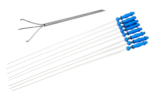 8pc Laparoscopic Urology PCNL Tripronge Forceps 5fr 60cm SS Reusable ...