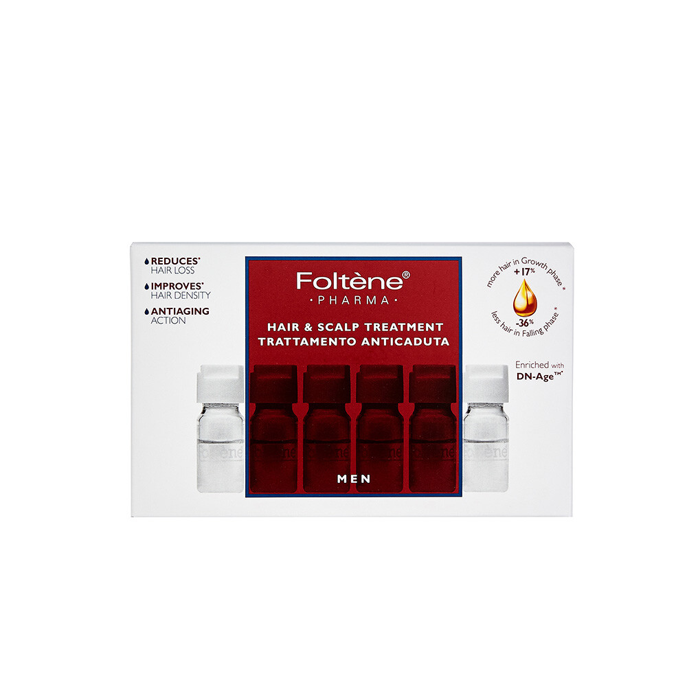FOLTENE PHARMA Anti-Hair Loss Treatment for Men with 12 ampoules ...
