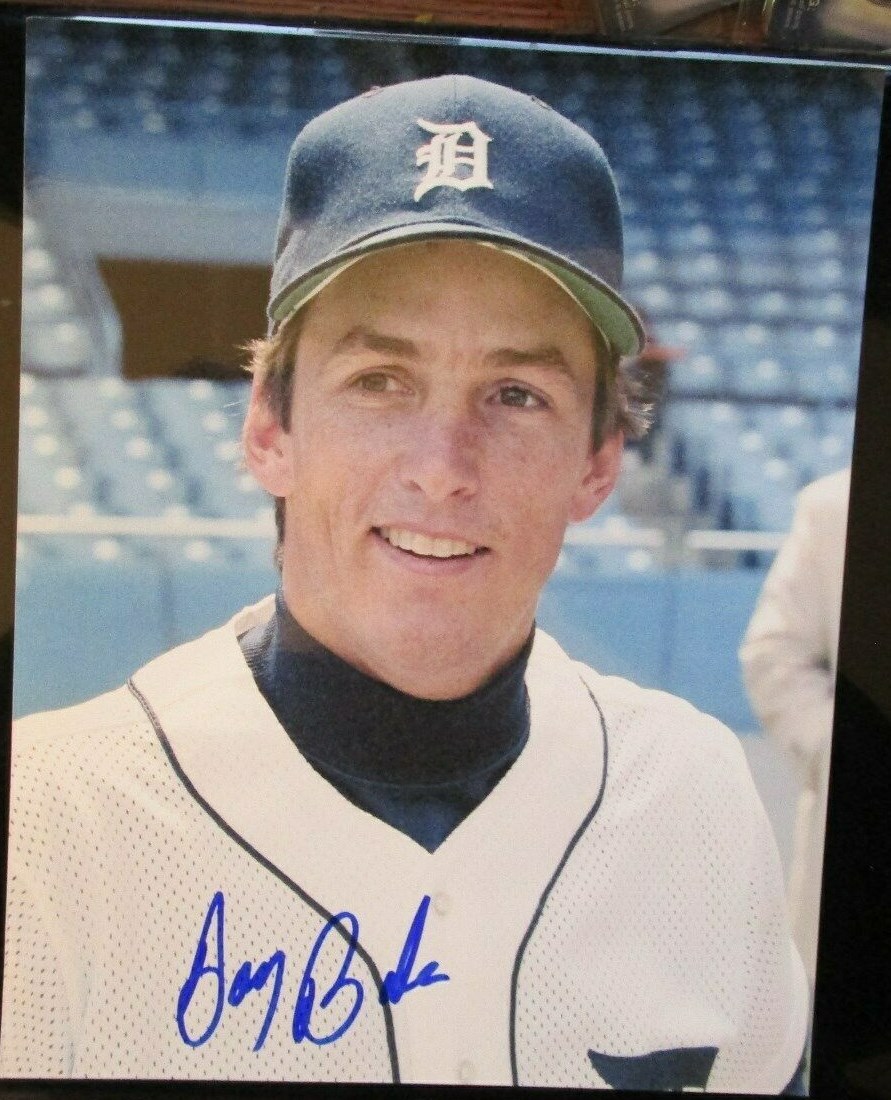 DOUG BAKER SIGNED DETROIT TIGERS 8x10 PHOTO w/ COA | eBay