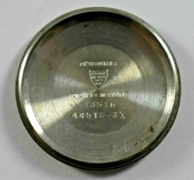Vintage Swiss Made Tissot Stainless Steel Screw Case Back 31.16mm lot.z ...