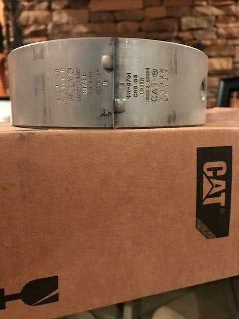 OEM Caterpillar 4W-5701 Main Bearing .63 mm, Cat 6N4169, Cat 8N5425 ...