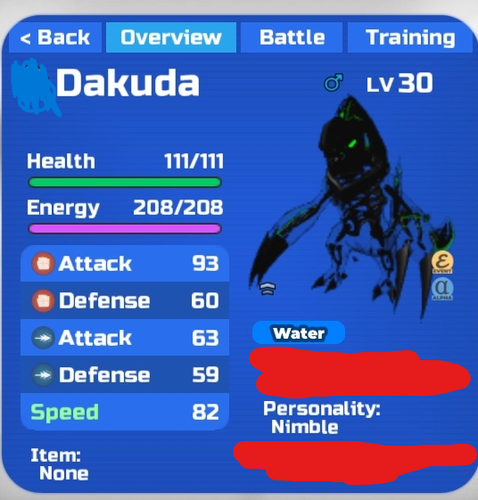 Roblox Loomian Legacy Gleam Event Green Dakuda | eBay