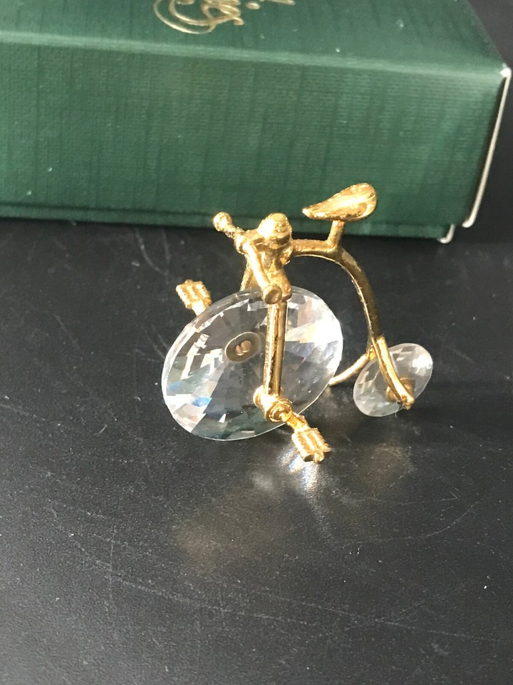 Vintage 1995 Swarovski Crystal Memories Times Past Bicycle 1.5” in ...