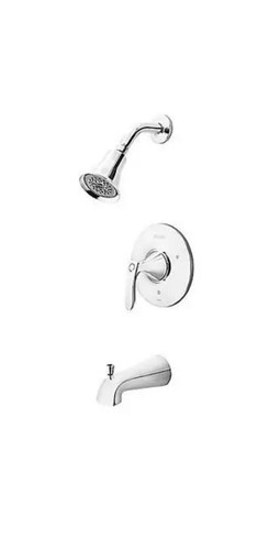 Pfister LG89-8WRC Weller 1-Handle Tub & Shower Trim Kit, in Polished ...