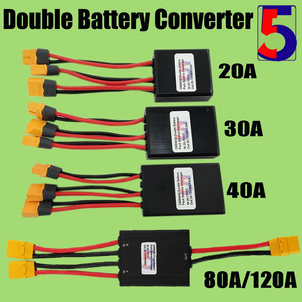 Big Current 120A Dual Battery Discharge Converter, 54% OFF