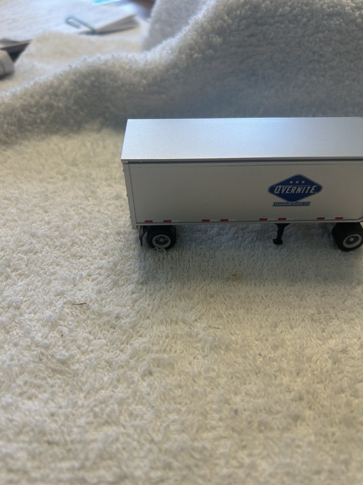 Herpa HO Scale 1/87 Overnite Truck Tractor With Double Trailers | eBay