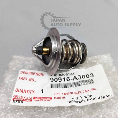 OEM GENUINE TOYOTA CAMRY HIGHLANDER RAV4 VENZA tC COOLANT THERMOSTAT ...