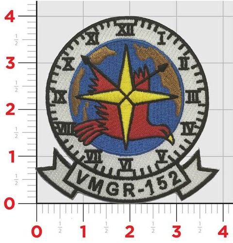 4" USMC MARINE CORPS VMGR-152 SUMOS 2021 COMPASS MILITARY EMBROIDERED ...