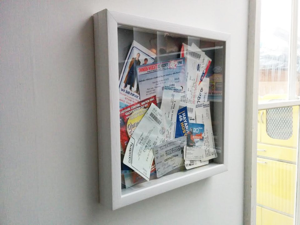 12x12" Memory Box Frame/ Shadow Box - Perfect for keepsakes or gifts ...