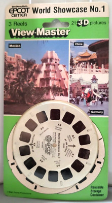 Walt Disney World World Showcase No. 1 View-Master Packet 3 Reels In 3D ...